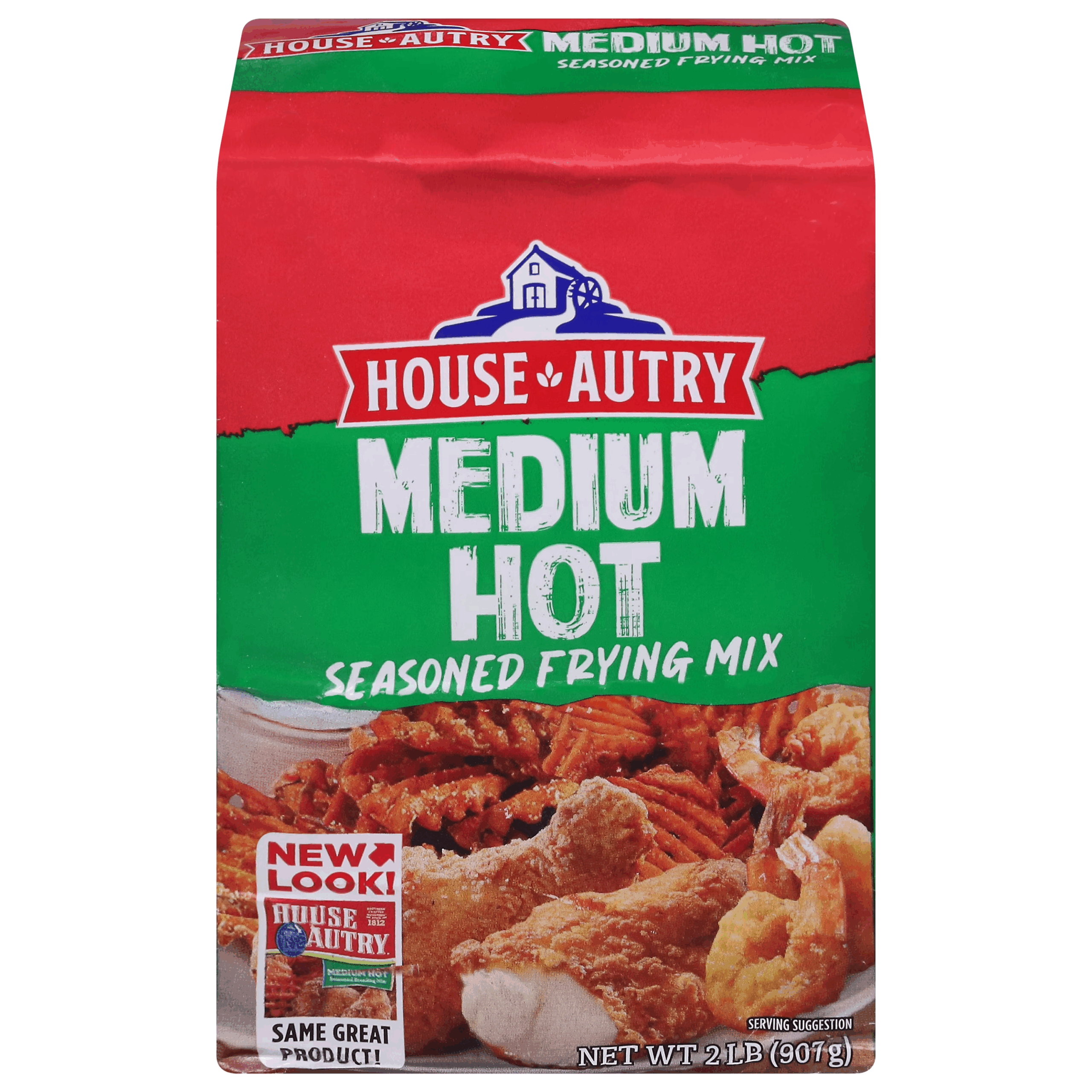 Medium Hot Breader Seasoned Frying Mix - House-Autry